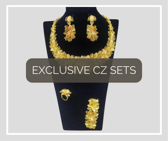 Shop Exclusive CZ Sets at New Glory Fashions | New Glory Fashions